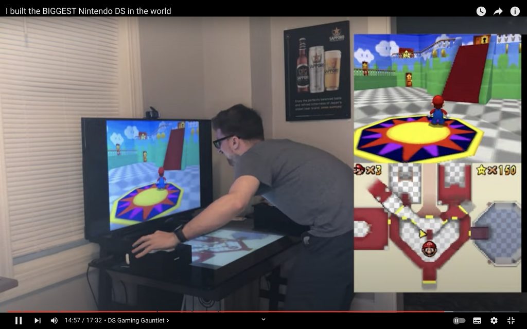 Watch The World's Biggest Nintendo DS In Action - BeyondGames.biz
