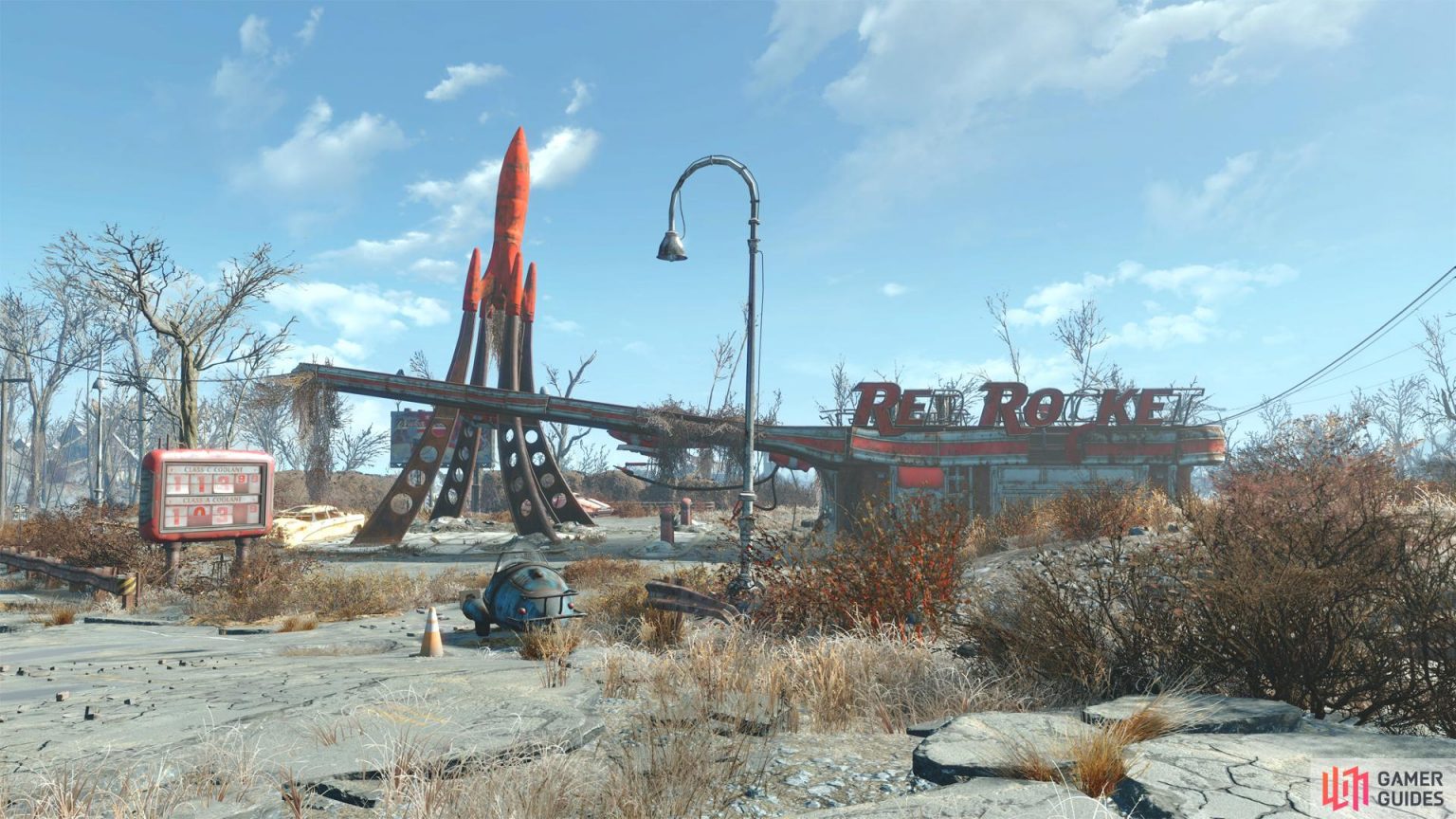 Leaked photos show Red Rocket Gas Station from the upcoming Fallout TV ...