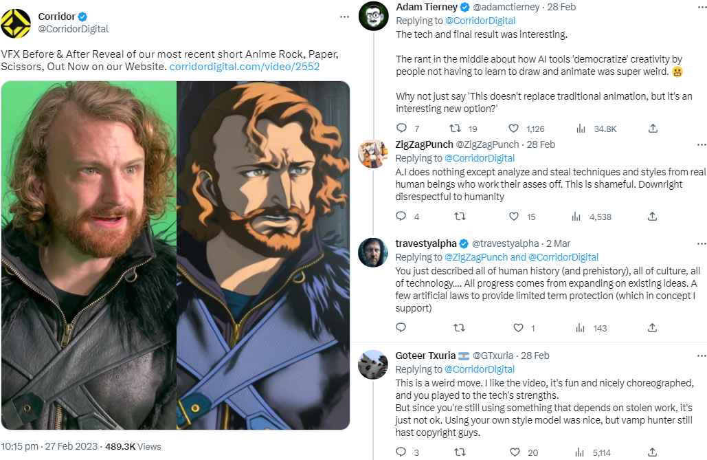 Corridor Digital Shares New Artificial Intelligence Workflow To Create ...