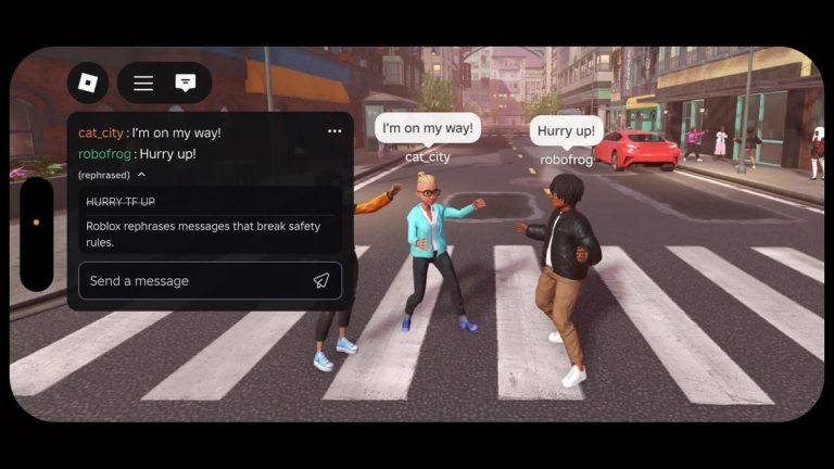 Roblox launches AI chat moderation to rephrase inappropriate messages ...